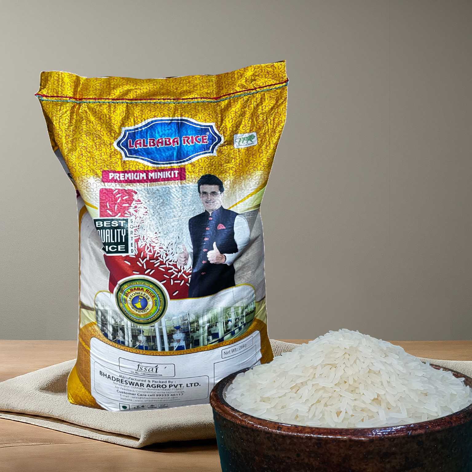Lalbaba Premium Minikit Rice | Kolkata Rice - Online Retail Rice Shop
