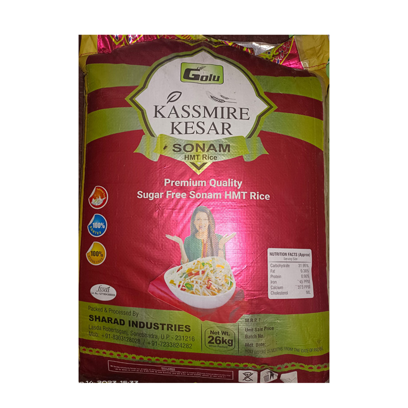 Kassmire Kesar Sonam HMT Rice | Kolkata Rice - Online Retail Rice Shop