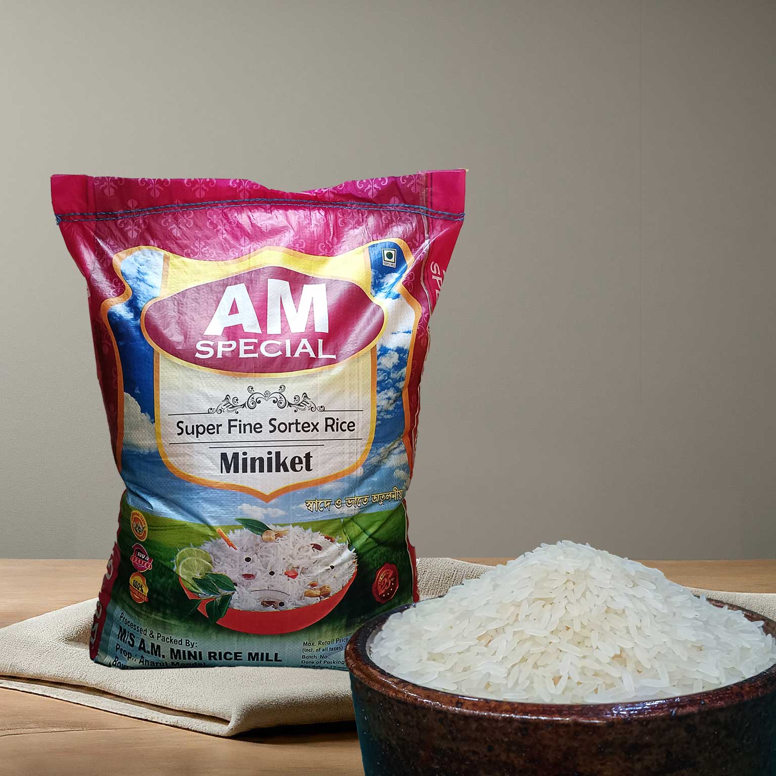 AM Special Miniket Rice | Kolkata Rice - Online Retail Rice Shop