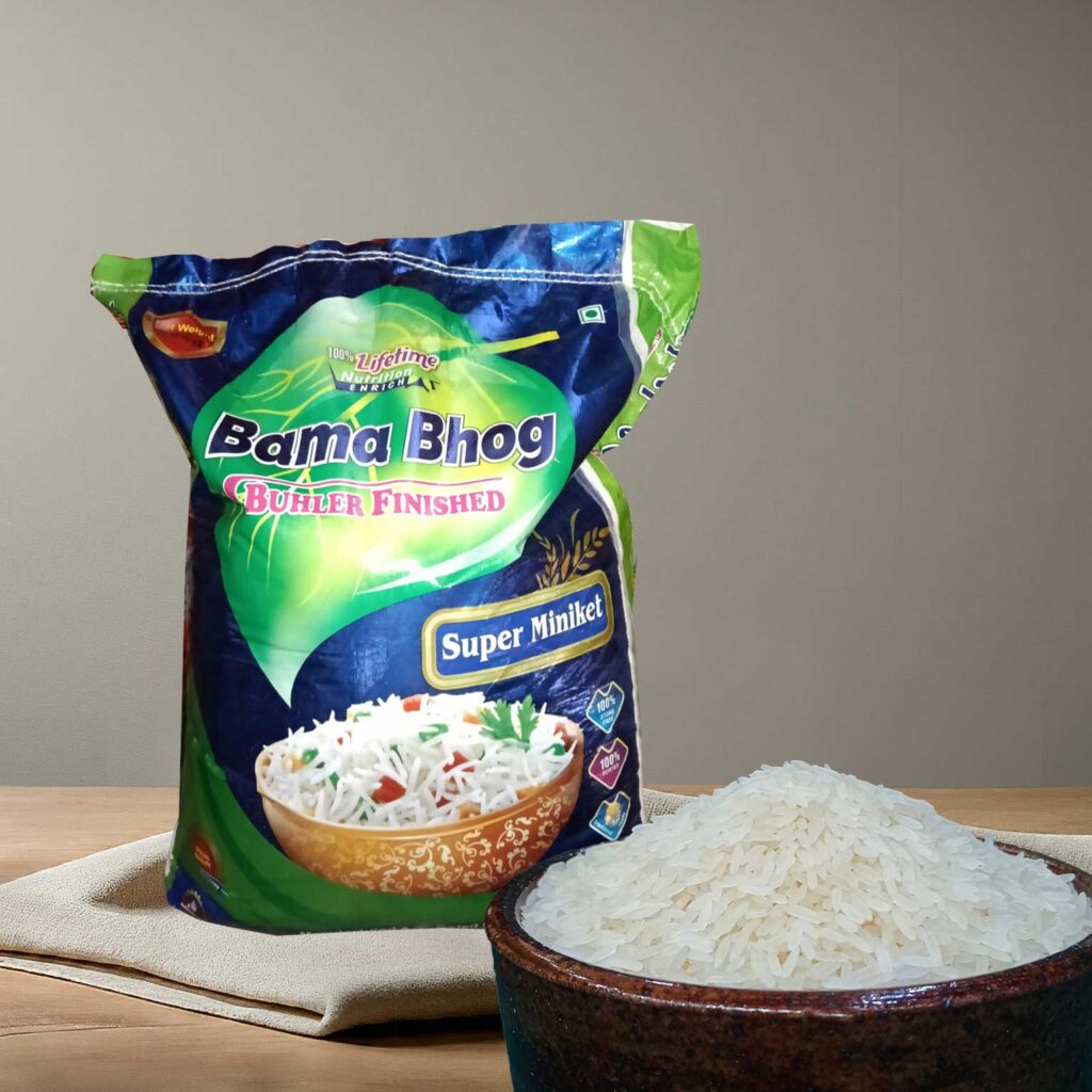 Bama Bhog Super Miniket Rice | Kolkata Rice - Online Retail Rice Shop