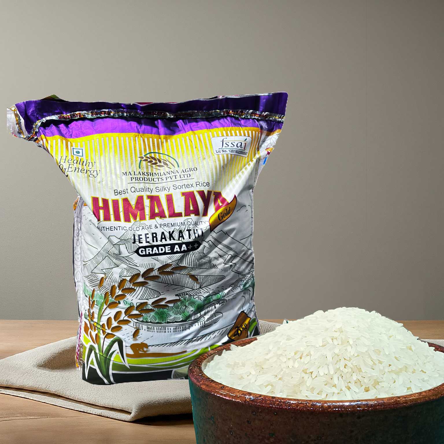 Himalaya Gold Jeerakathi Rice | Kolkata Rice - Online Retail Rice Shop